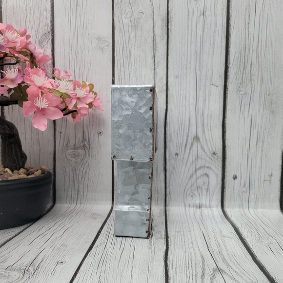 Hobby Lobby | Wall Decor | Rustic Galvanized Metal Letter T Wall Decor ...